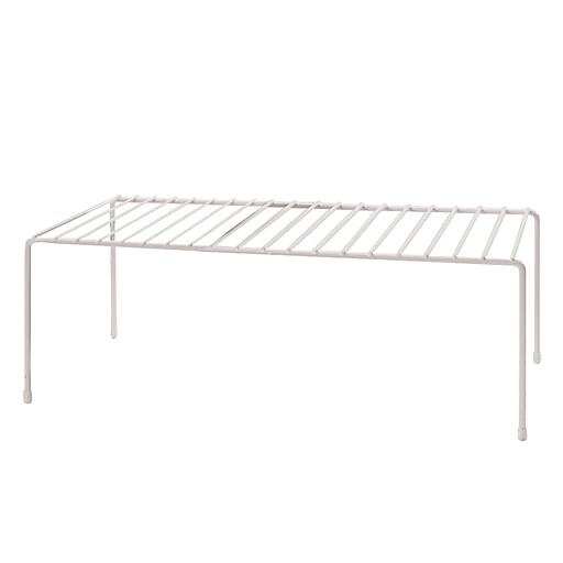 Better Houseware Coated-Steel Large Storage Shelf, White (180) | Staples