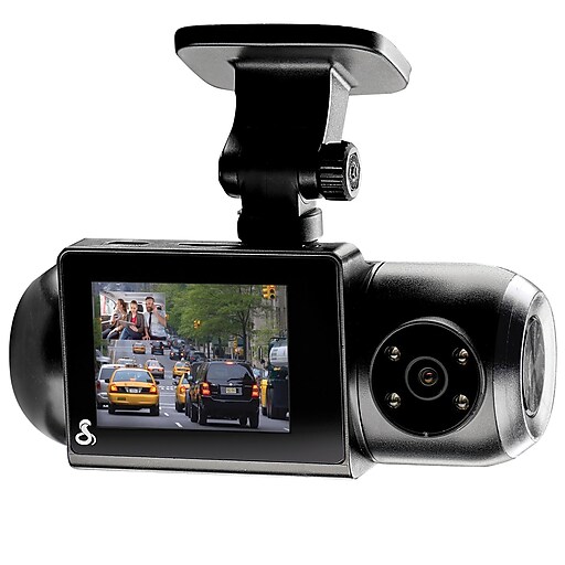 Cobra Dual-View Smart Dash Cam (SC201) | Staples
