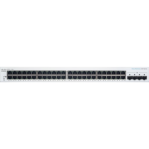 Cisco 220 48-Port Gigabit Ethernet Managed Switch, Silver ...