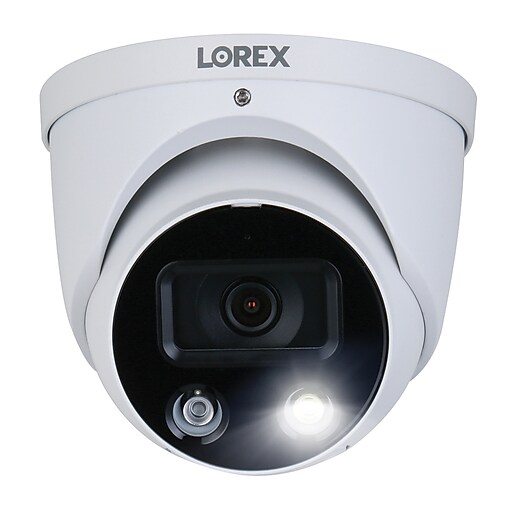 Lorex 4K Ultra HD Indoor/Outdoor Add-on IP Dome Security Camera with ...