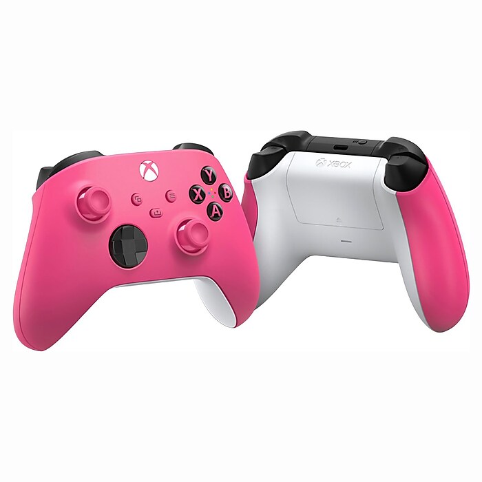 Xbox Series X S Wireless Controller Deep Pink QAU 00082 Staples
