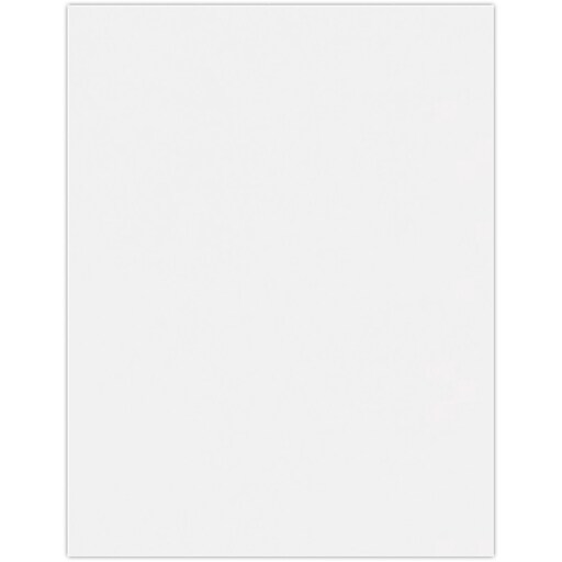 JAM PAPER 8.5" x 11" Cardstock, 100lb, White, 50/pack (81211-C-100W-50 ...