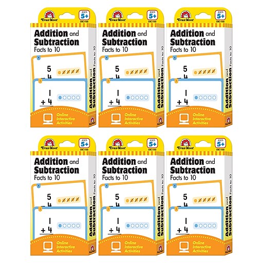 Evan-Moor Learning Line: Addition and Subtraction Facts to 10, Grade 1 ...