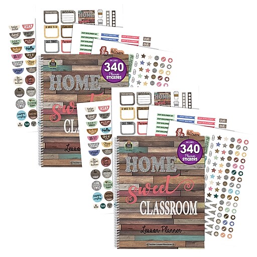 Teacher Created Resources® Home Sweet Classroom Lesson Planner, Pack of ...