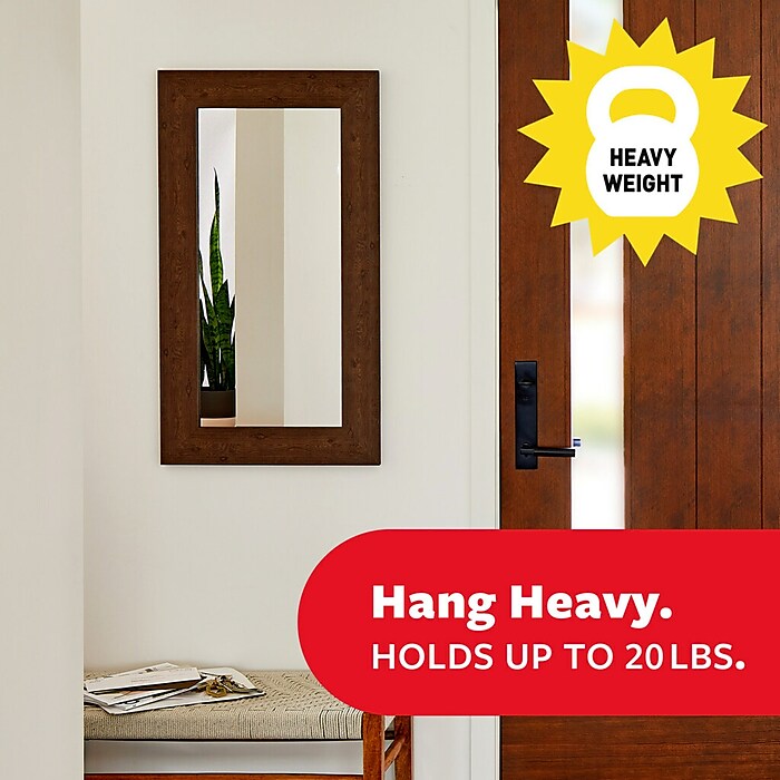 Command Extra Large Hanging Strips 20 lb. White 16 Pack 17217 16NA Staples