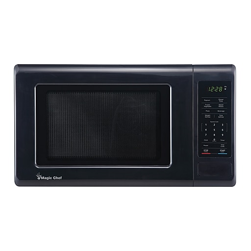 Magic Chef 0.9-Cu. Ft. 900W Digital Touch Countertop Microwave, Black ...