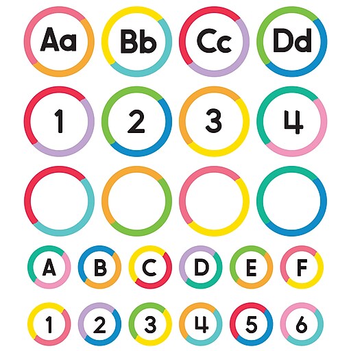 Carson-Dellosa Student Numbers and Word Wall Letters Mega Pack Cutouts ...