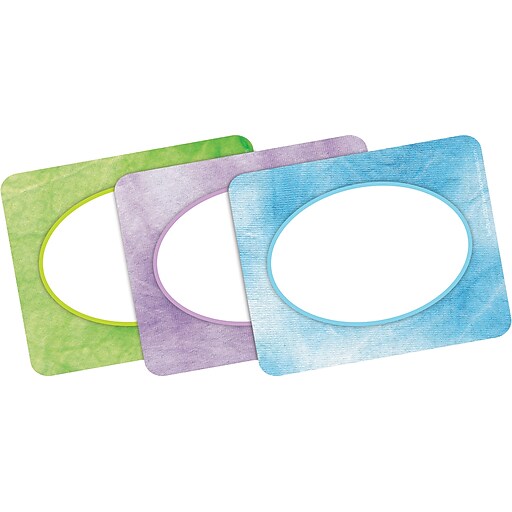 Barker Creek Name Tags/Self-Adhesive Labels, Tie-Dye, 45/Pack (1558 ...