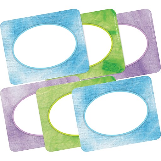 Barker Creek Name Tags/Self-Adhesive Labels, Tie-Dye, 90/Set (4366 ...