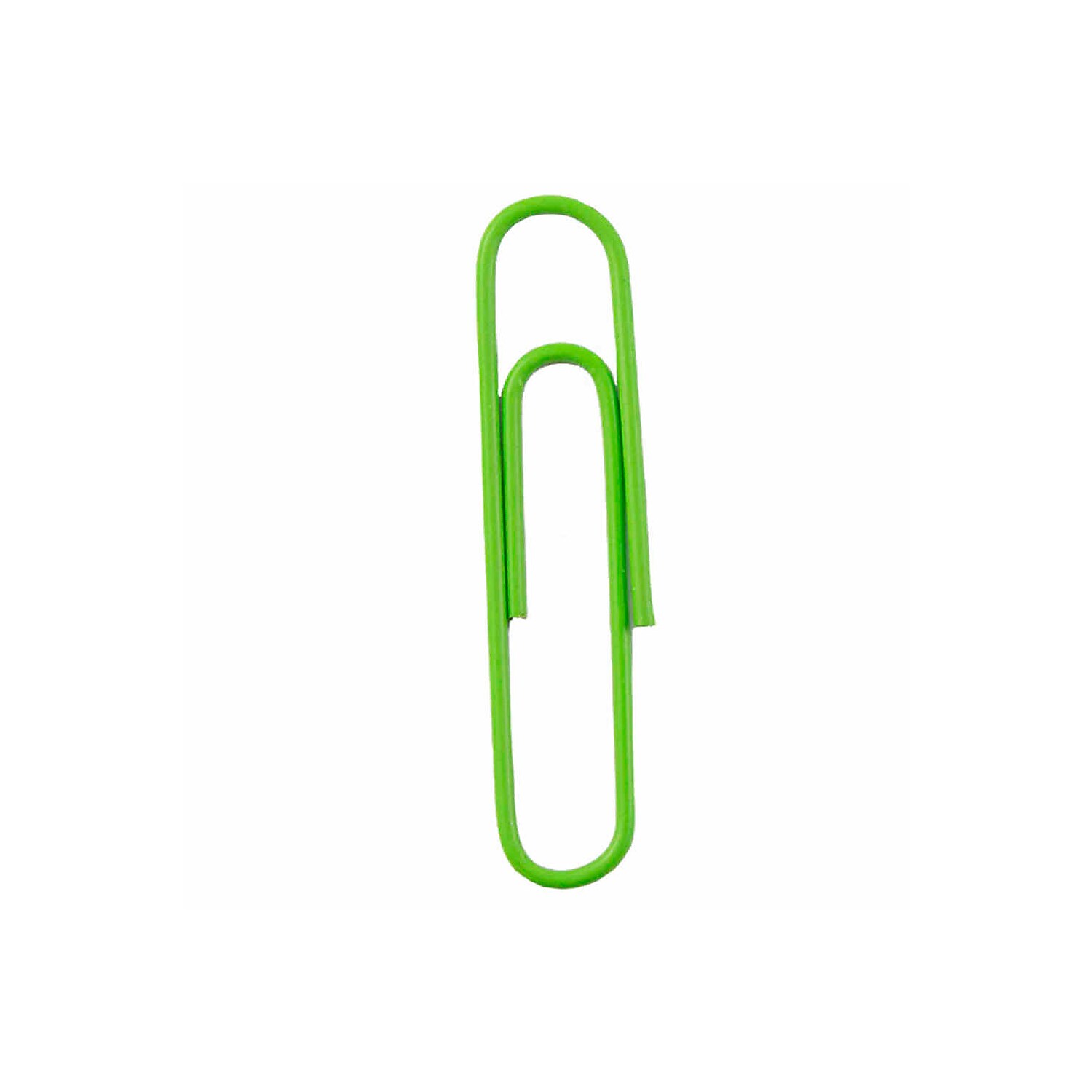 JAM Paper Colored Jumbo Paper Clips Large 2 Inch Lime Green Paperclips ...