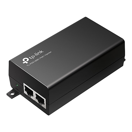 TP-LINK PoE+ Injector, Black (TL-POE160S) | Staples