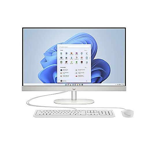 HP 27" All-in-One Desktop Computer, Intel Core i5-1335U, 8GB RAM, 265GB ...