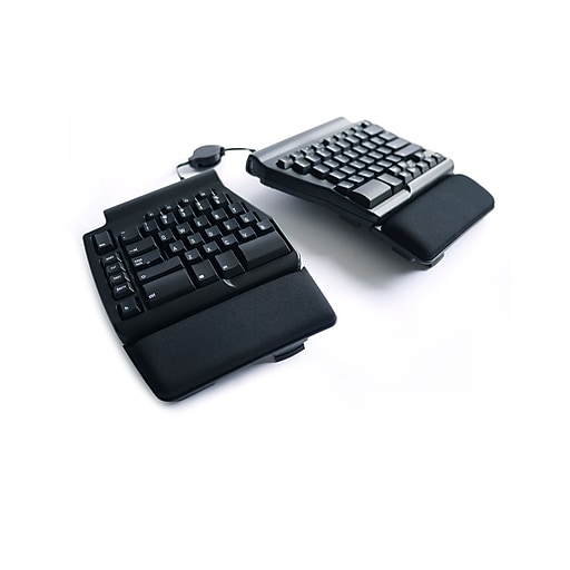 Ergoguys Matias Programmable Wired Ergonomic Keyboard, Black (FK403QPC ...