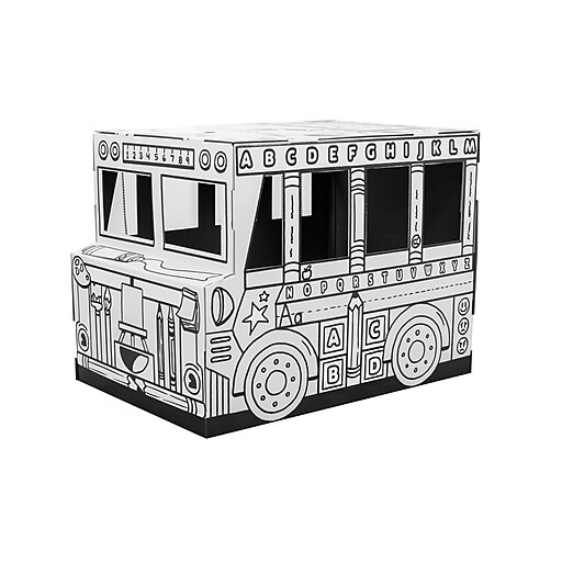 Bankers Box At Play School Bus Playhouse Kit (100016912) | Staples