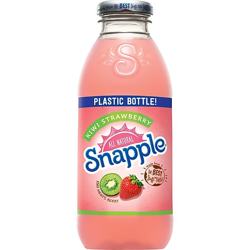 Shop Staples for Snapple Kiwi Strawberry Flavored Juice Drink 16oz ...