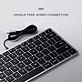 Satechi Slim W1 USB-C Wired Keyboard, Space Gray (ST-UCSW1M) | Staples