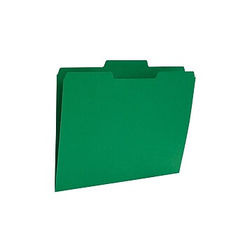 green file folders | Staples