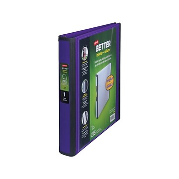 purple binder | Staples