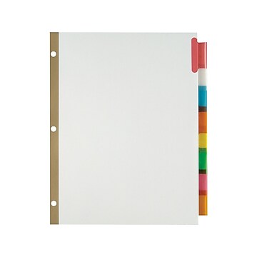 8+tab+insertable+dividers | Staples