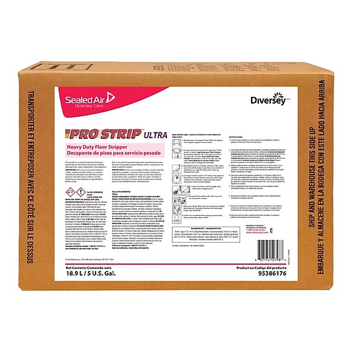 Pro Strip ULTRA Heavy Duty Floor Stripper, Cherry Almond, 640 oz ...