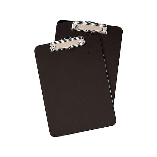 Staples® Clipboards, Black, 2/Pack, 9 Staples® Clipboards, Black, 2/Pack, 9