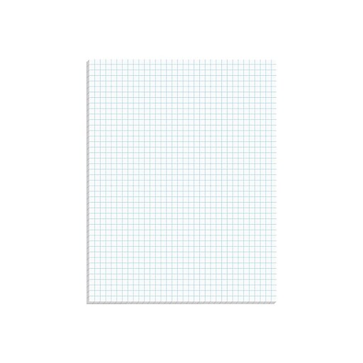 Ampad Notepad, 8.5" x 11", Graph, White, 50 Sheets/Pad (TOP22-000 ...