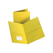 Yellow Pocket Folders | Staples