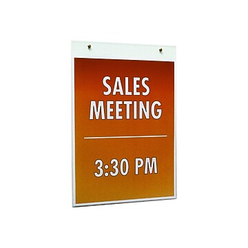 plastic door sign holder | Staples