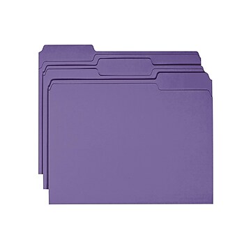 purple folders | Staples
