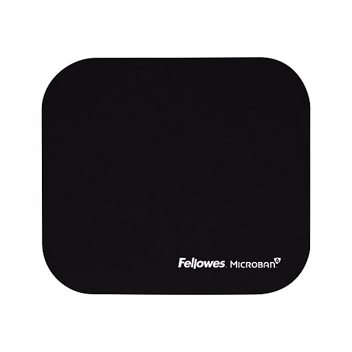 Fellowes Microban Non-Skid Mouse Pad, Black (5933901) | Staples