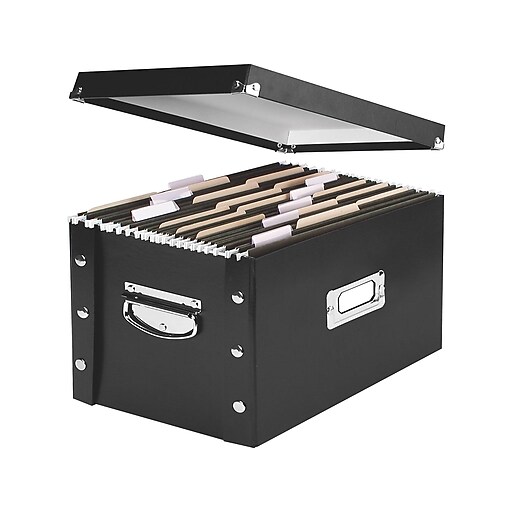 Snap-N-Store 70% Recycled PVC File Box Lift Off Lid, Letter/Legal Size ...