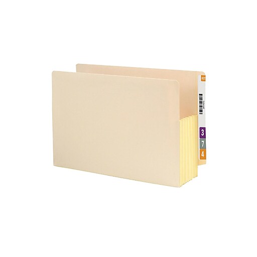 Smead® End Tab File Pocket, Reinforced Straight-Cut Tab, 5-1/4 ...