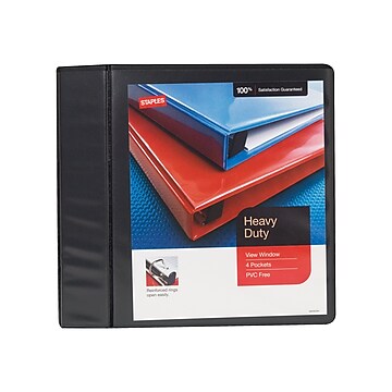 4" 3 ring binder | Staples