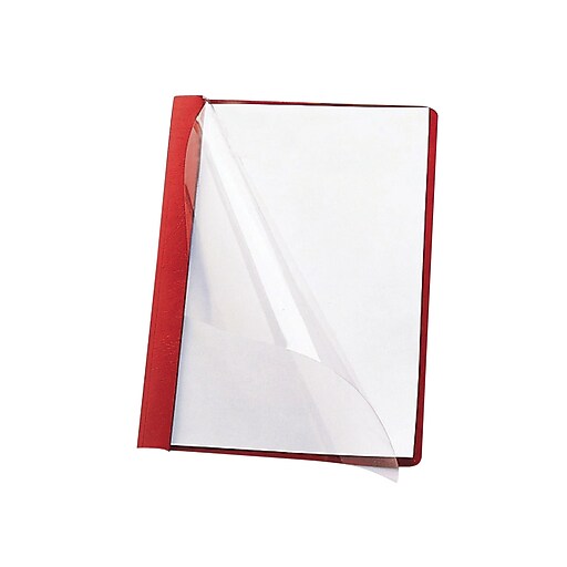 Smead Heavyweight Report Covers with Clear Front, 3-Prong, Letter Size ...