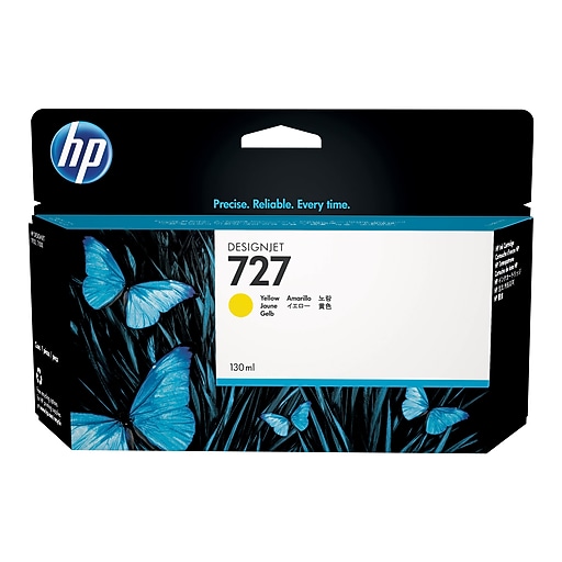 HP 727 Yellow Standard Yield Ink Cartridge (B3P21A) | Staples
