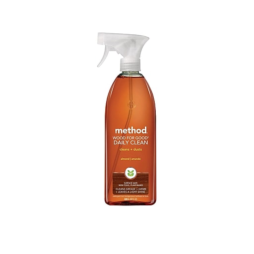 Method Daily Plant-Based Wood Cleaner, Almond Scent, 28 oz. (01182 ...