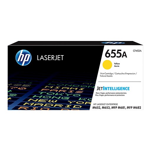 HP 655A Yellow Standard Yield Toner Cartridge (CF452A) | Staples