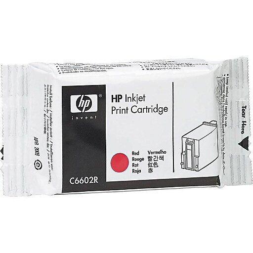 HP C6602R Red Standard Yield Ink Cartridge | Staples
