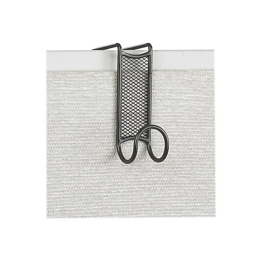 Safco Onyx Over-Panel Hook, Black, Metal (4229BL) | Staples