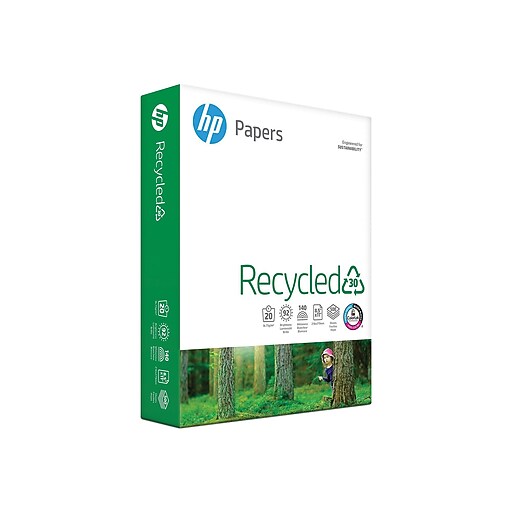 Shop Staples for HP Office 30% Recycled Paper, 8 1/2" x 11", Ream