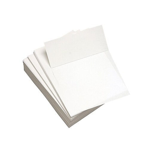 Alliance 8.5" x 11" Perforated Specialty Paper, 20 lbs., 92 Brightness ...