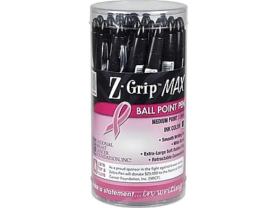 Zebra Z-Grip Max BCA Retractable Ballpoint Pens 32577