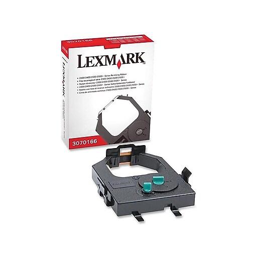 Lexmark Re-Ink Printer Ribbon, 3070166, Black | Staples