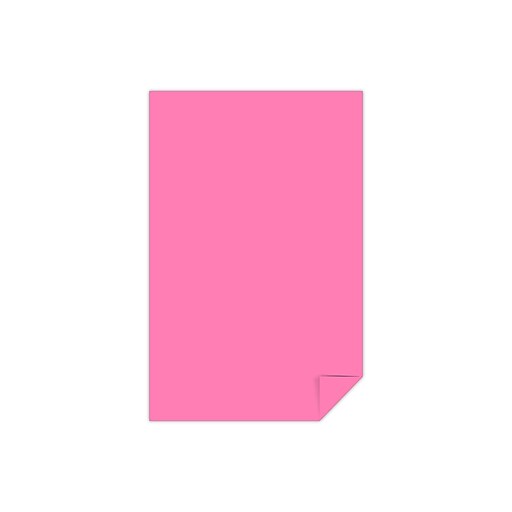 ASTROBRIGHTS Color Paper, 11" x 17", 24 lb., Pulsar Pink, 500 sheets at ...