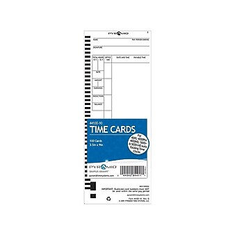 Time Clock Cards & Racks - Time Cards & Time Badge Racks | Staples®