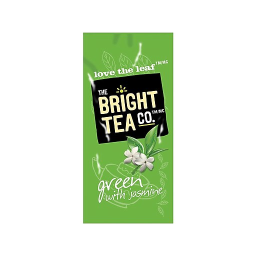 THE BRIGHT TEA CO Green Tea with Jasmine FLAVIA® Freshpacks, 100/Carton ...