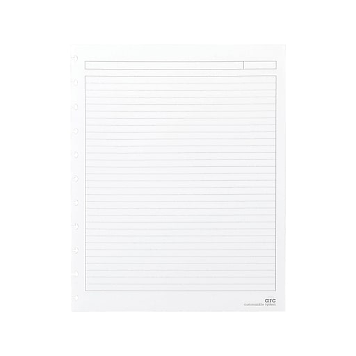 Staples Premium Arc Notebook System Refill Paper, 8.5" x 11", 50 Sheets ...