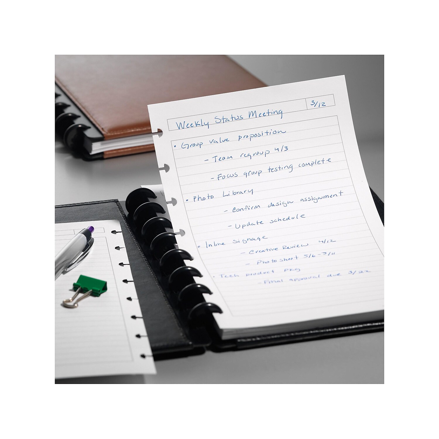 Staples Arc Notebook Filler Paper Juniorsized Narrowruled White 50 for ...