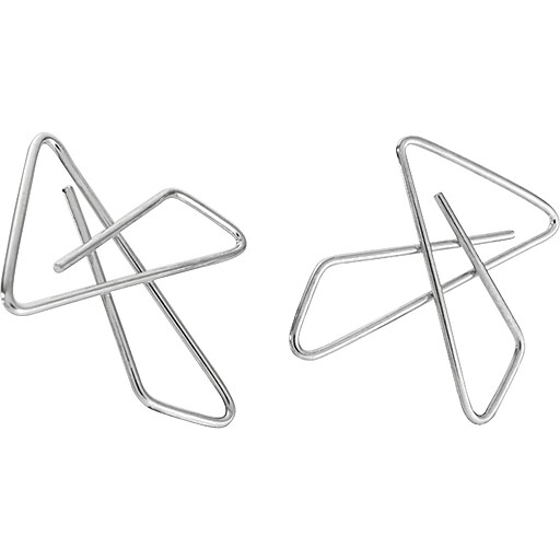 Officemate Butterfly Clamps, #1, Silver, 12/Box (99966) | Staples