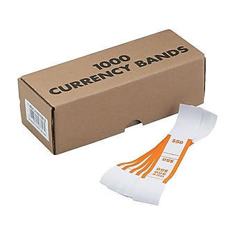 Currency Straps for Cash Handling | Staples